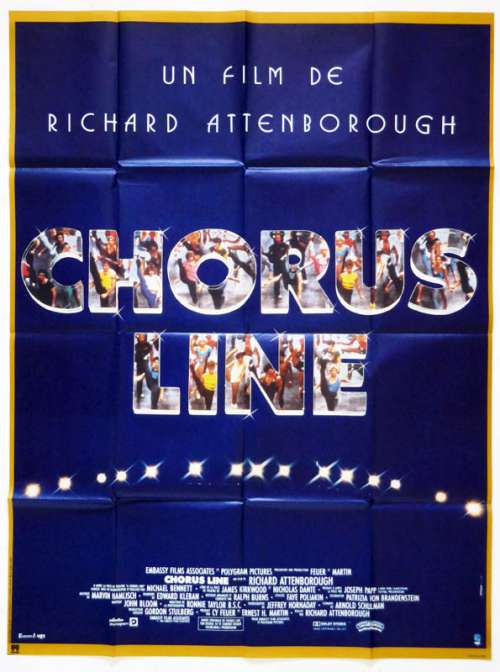 47" x 63" movie poster from A CHORUS LINE (1985)