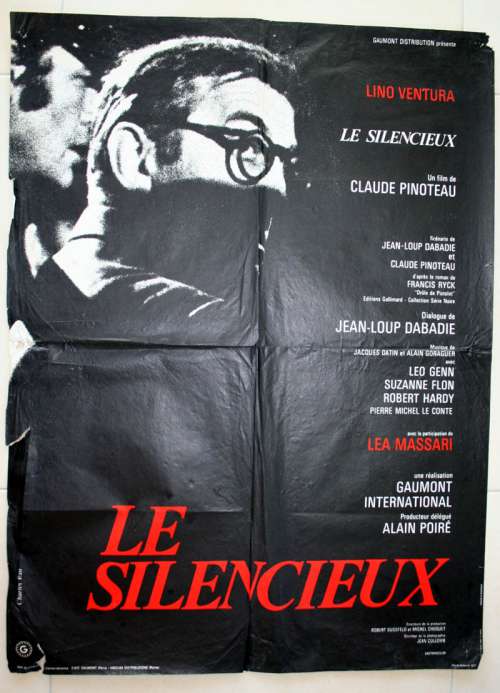 23" x 31" movie poster from THE SILENT ONE (1973)