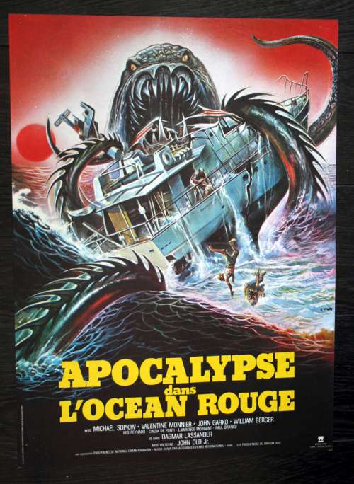 23" x 16" movie poster from DEVIL FISH (1984)