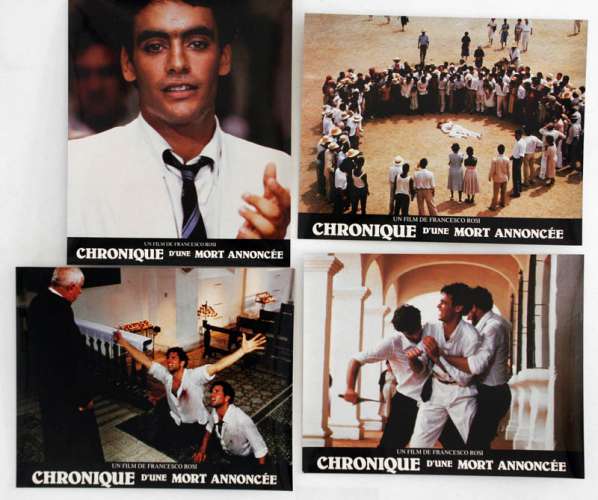 14 movie stills from CHRONICLE OF A DEATH FORETOLD (1987)