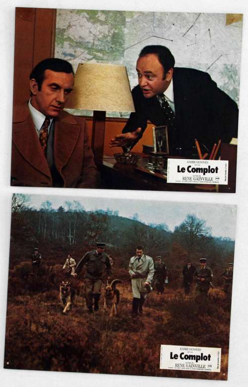 6 photos d'exploitation du film LE COMPLOT (1973)