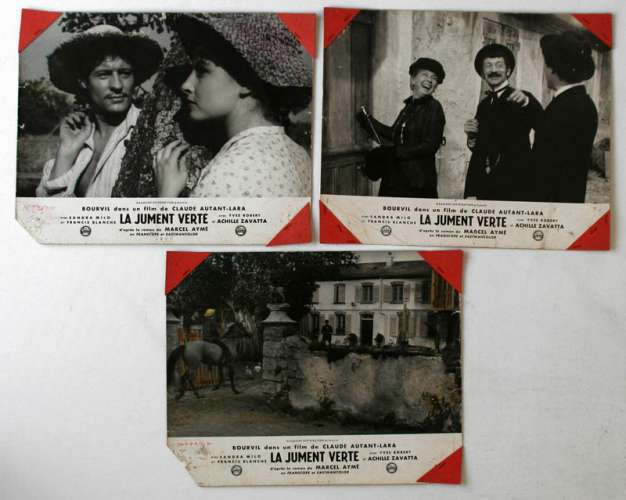 15 photos d'exploitation du film LA JUMENT VERTE (1959)