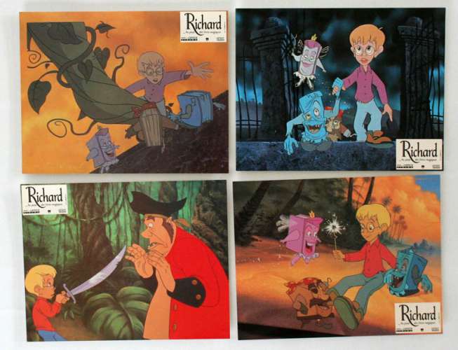 8 movie stills from THE PAGEMASTER (1994)