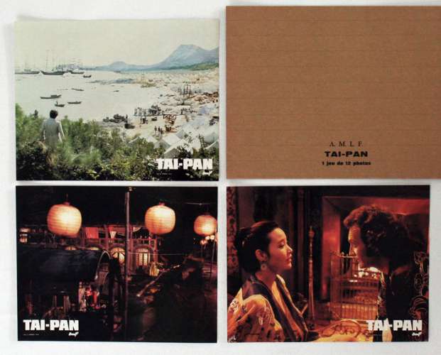 3 movie stills from TAI-PAN (1986)