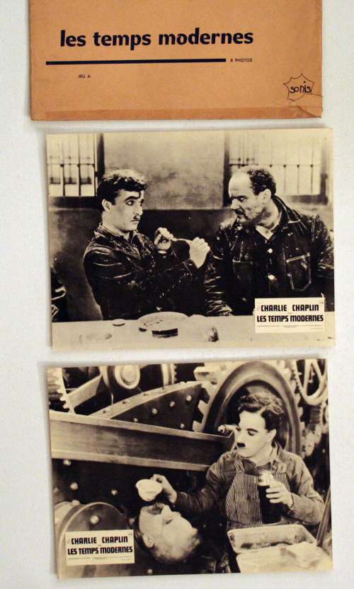 6 photos d'exploitation du film LES TEMPS MODERNES (1936)