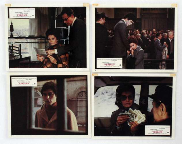 5 photos d'exploitation du film VERDICT (1974)