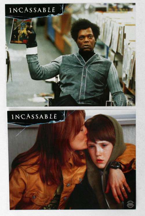 8 photos d'exploitation du film INCASSABLE (2000)